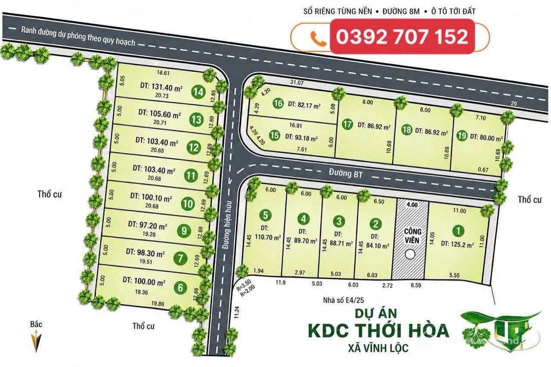 Bán đất thổ cư: Đất SHR Ngay Trung Tâm Chợ Thới Hoà sát KCN Vĩnh Lộc A ...