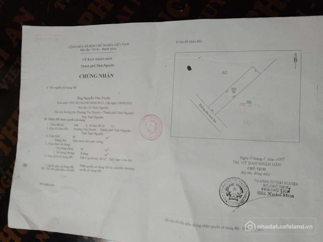 Bán đất thổ cư: Bán đất 88m² full thổ cư ngang 4m giá 2.65 tỷ tại ...