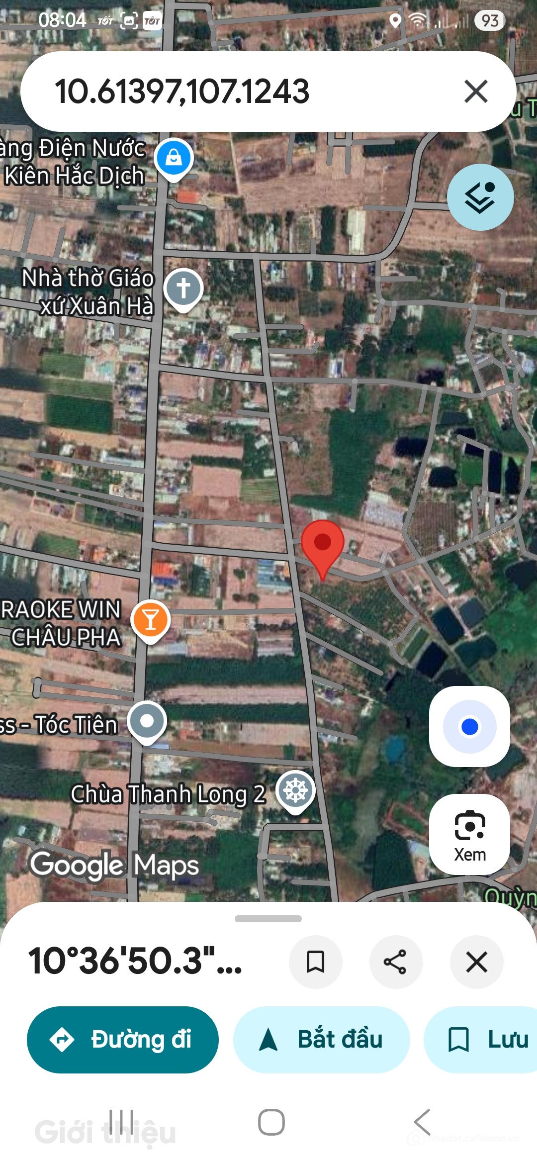 Bán đất thổ cư: Bán đất thổ cư đẹp hắc Dịch _ tóc tiên Kdc giá bình dân