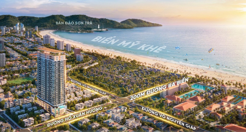 Bán 3 căn hộ 1pn, 2pn, 3pn ngay bên biển Mỹ Khê - sổ lâu dài (Cạnh Phố Tây)